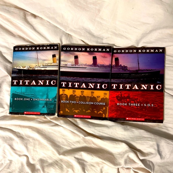 Other | Gordon Korman Titanic Complete Series 3 Book Novel Lot Children ...